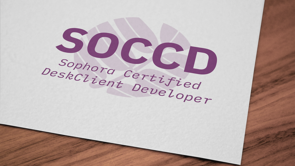 Sophora Certified DeskClient Developer – subshell